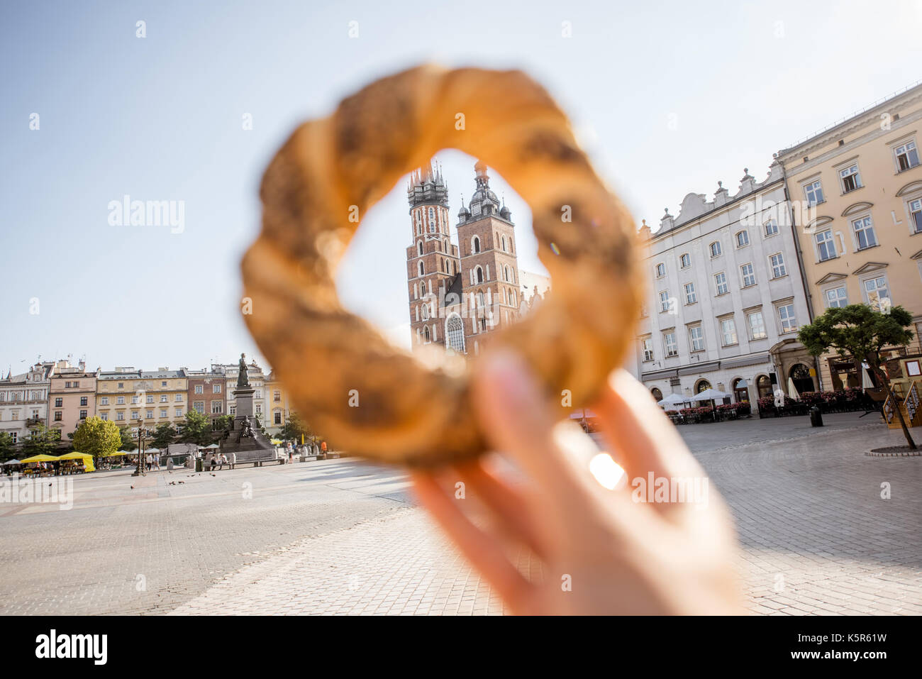 Krakow bagel pretzel hi-res stock photography and images - Alamy