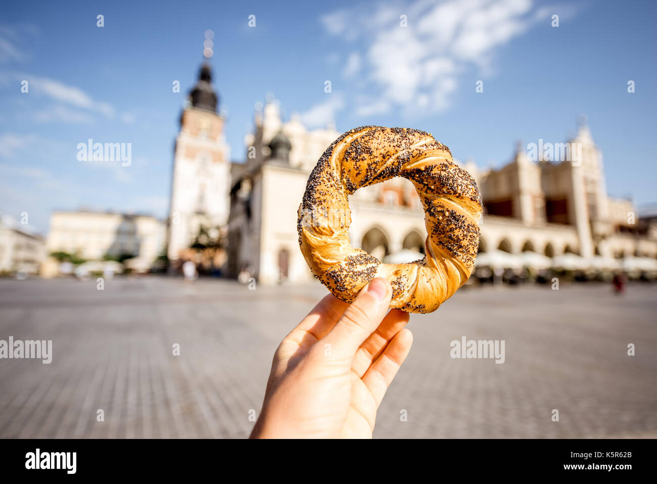 Krakow bagel pretzel hi-res stock photography and images - Alamy
