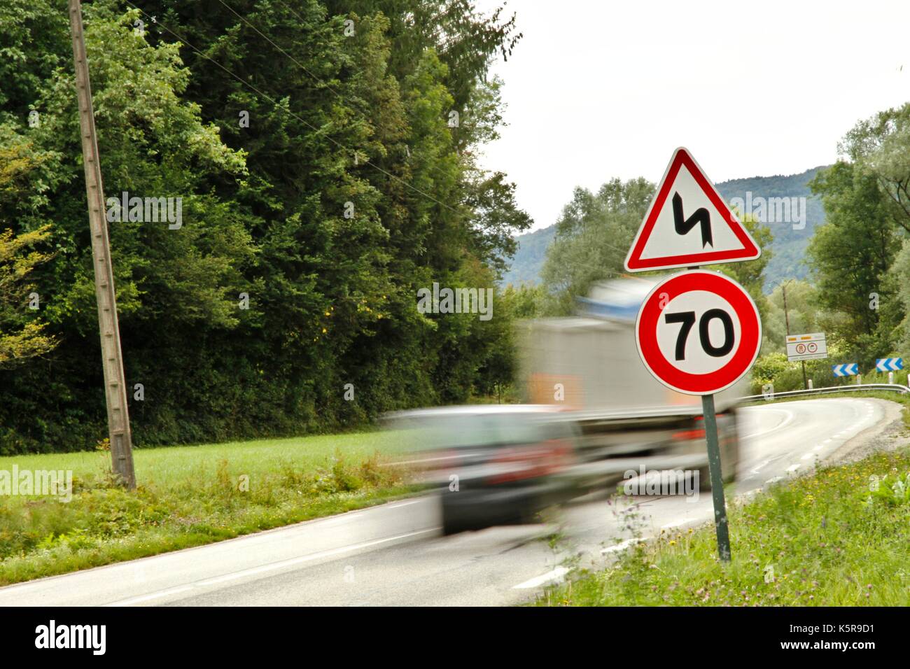 French Speed Limit Sign High Resolution Stock Photography and Images ...