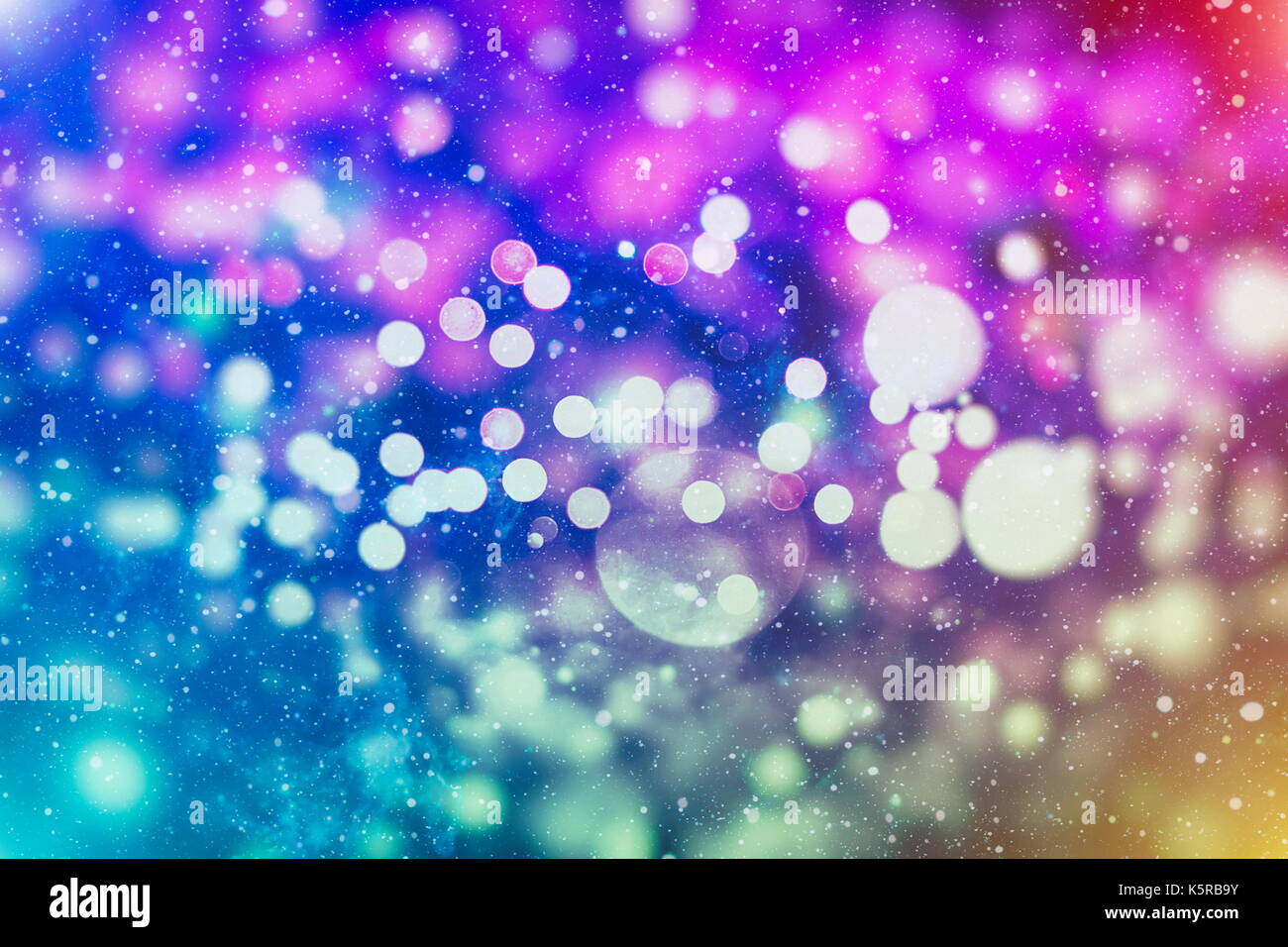 Bright light spots abstract bokeh blurred texture background Stock ...