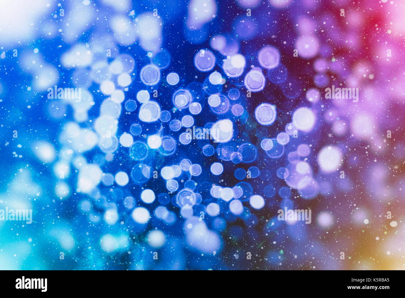Bright light spots abstract bokeh blurred texture background Stock ...