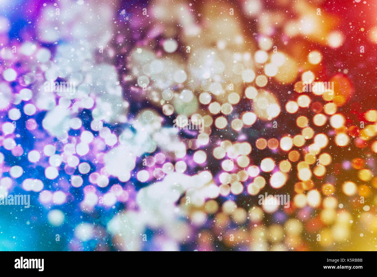 Bright light spots abstract bokeh blurred texture background Stock ...