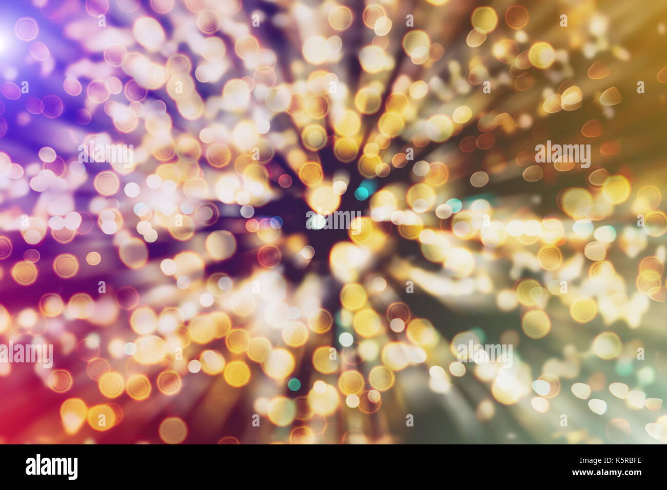 Bright light spots abstract bokeh blurred texture background Stock ...