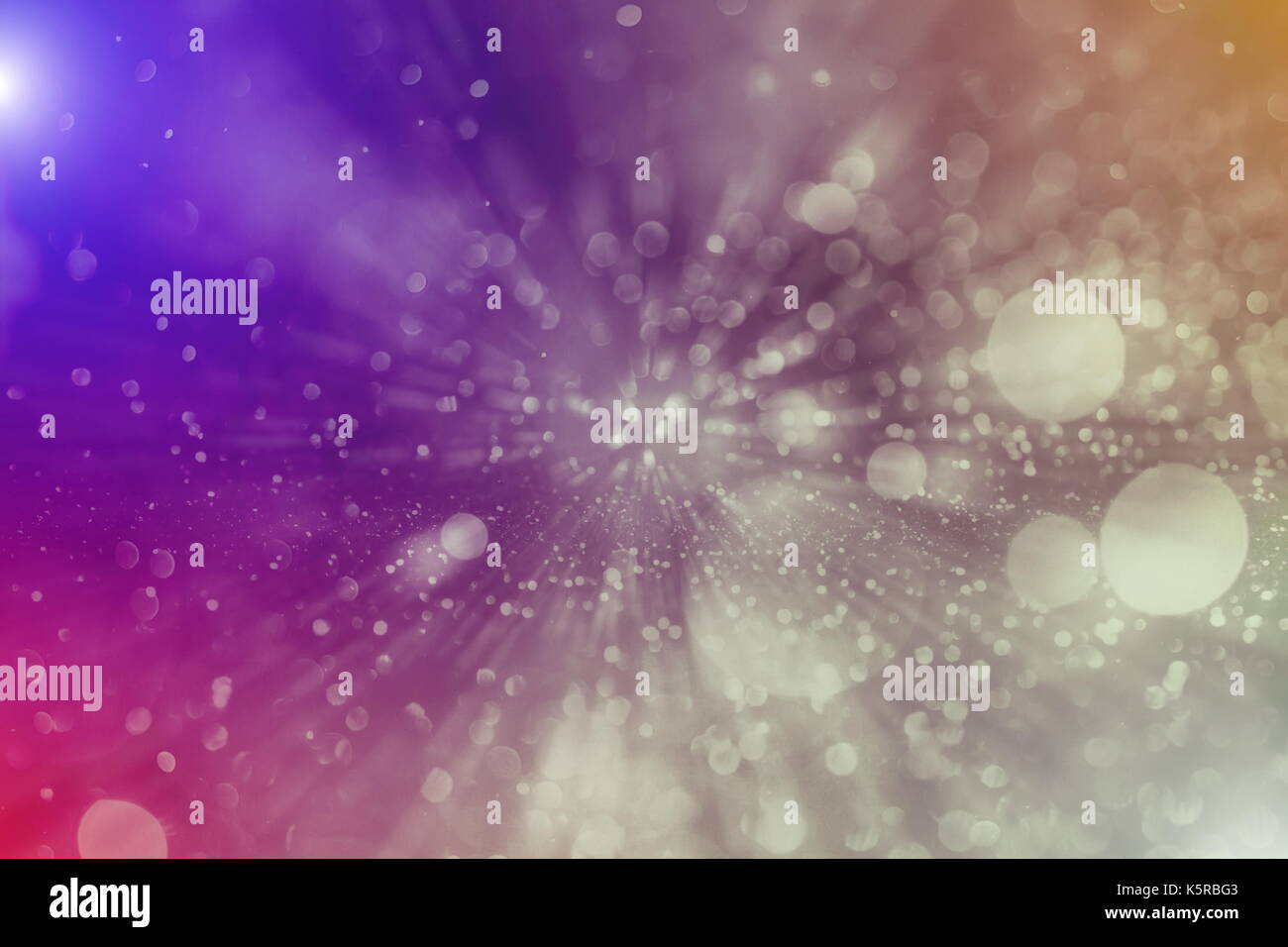 Bright light spots abstract bokeh blurred texture background Stock ...