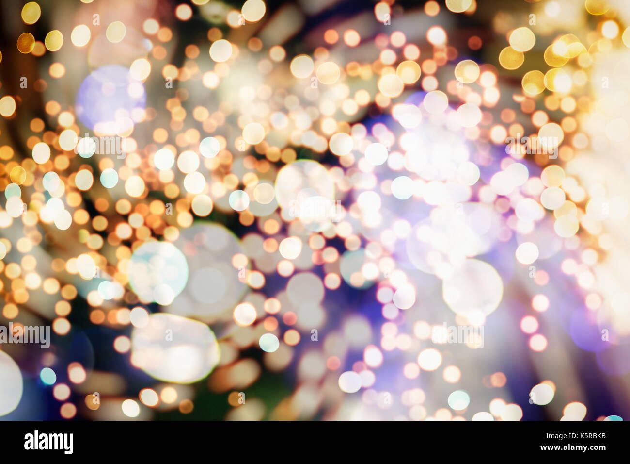 Bright light spots abstract bokeh blurred texture background Stock ...