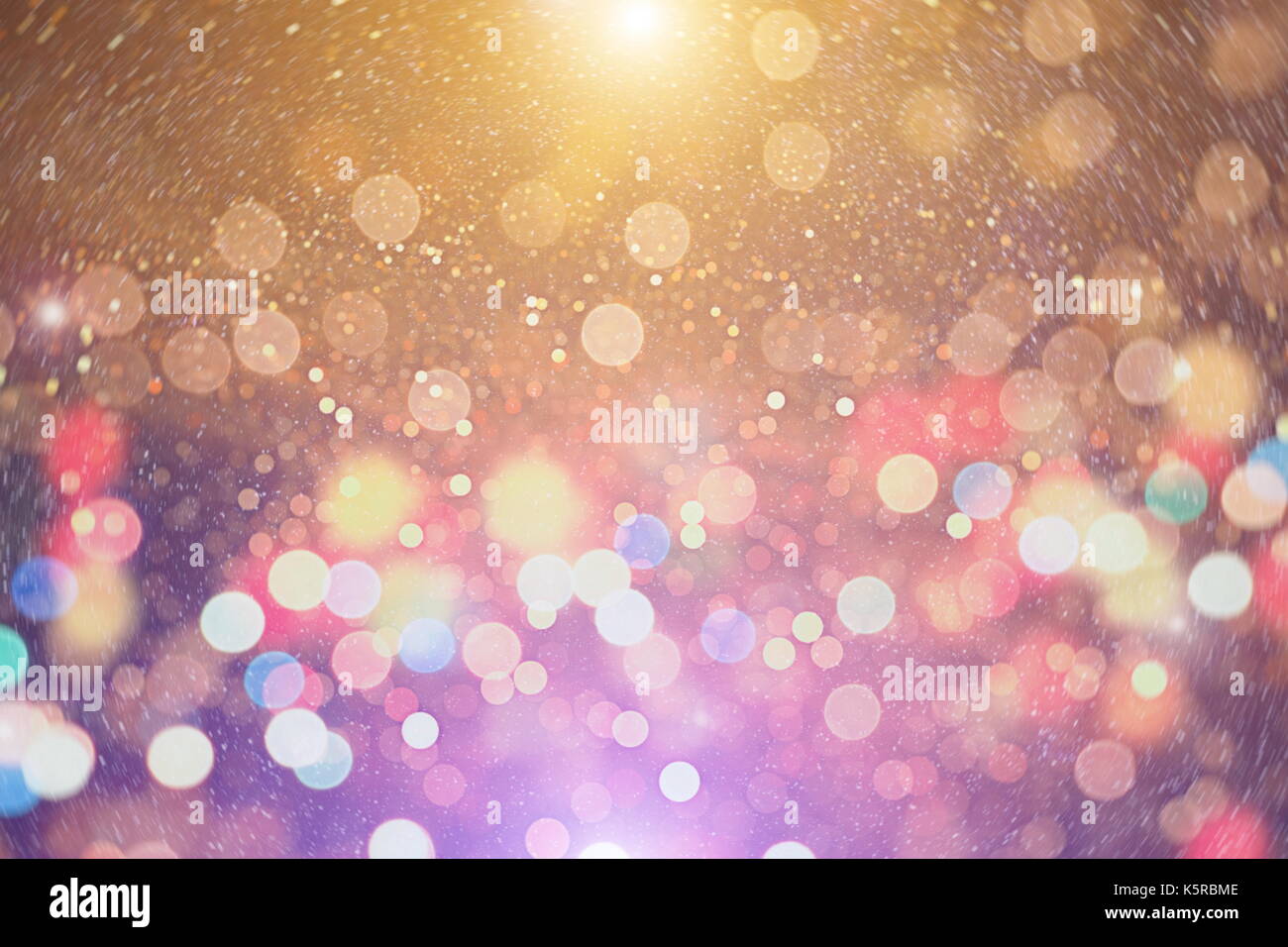 Bright light spots abstract bokeh blurred texture background Stock ...
