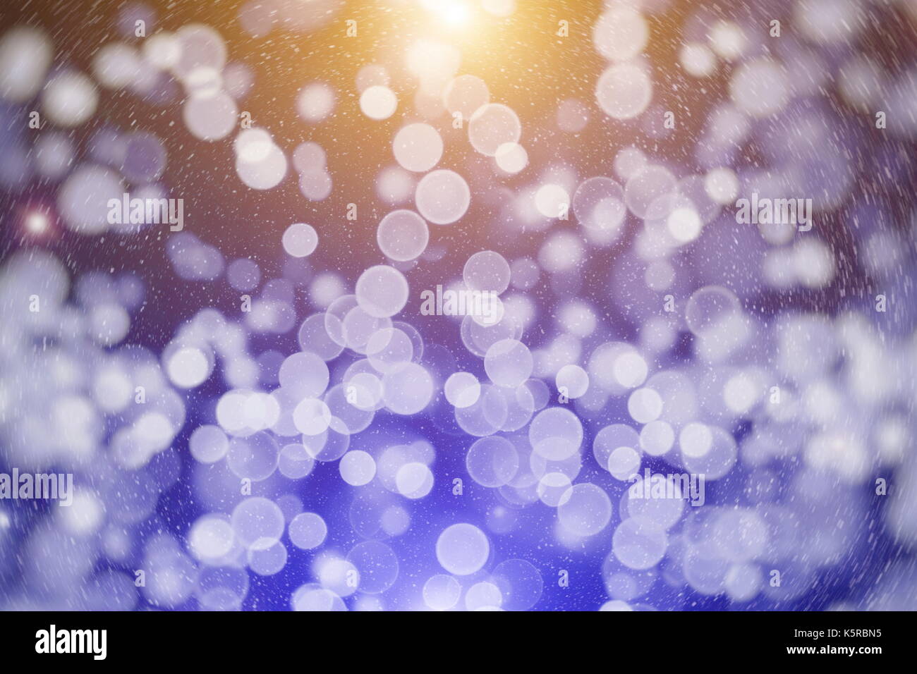 Bright light spots abstract bokeh blurred texture background Stock ...