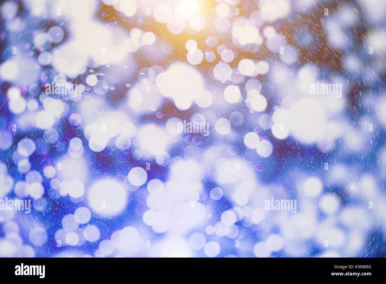 Bright light spots abstract bokeh blurred texture background Stock ...