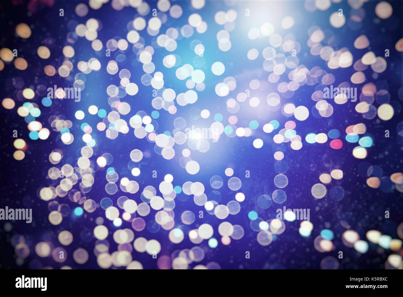 Bright light spots abstract bokeh blurred texture background Stock ...