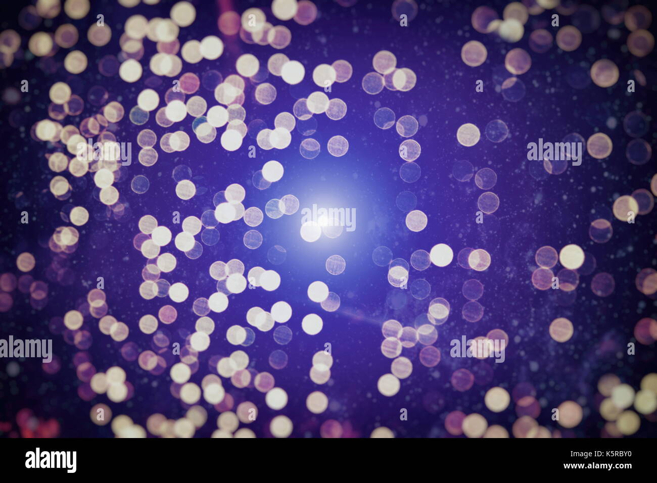 Bright light spots abstract bokeh blurred texture background Stock ...