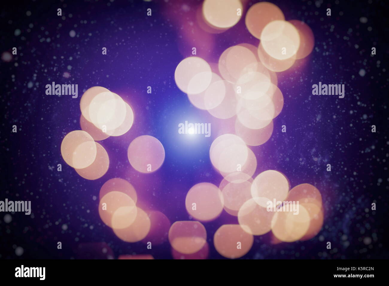 Bright light spots abstract bokeh blurred texture background Stock ...