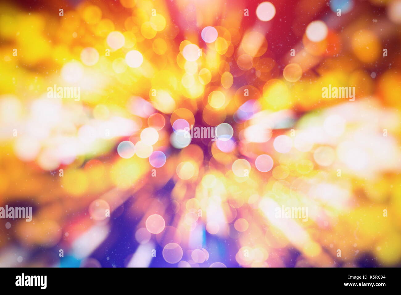 Bright light spots abstract bokeh blurred texture background Stock ...
