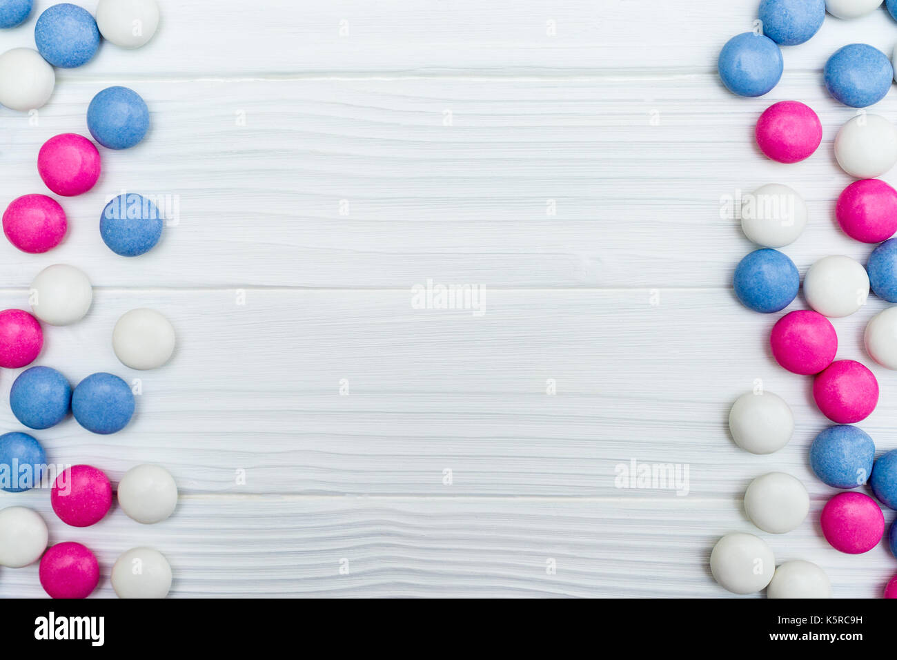 Frame from colorful mint candies Stock Photo - Alamy