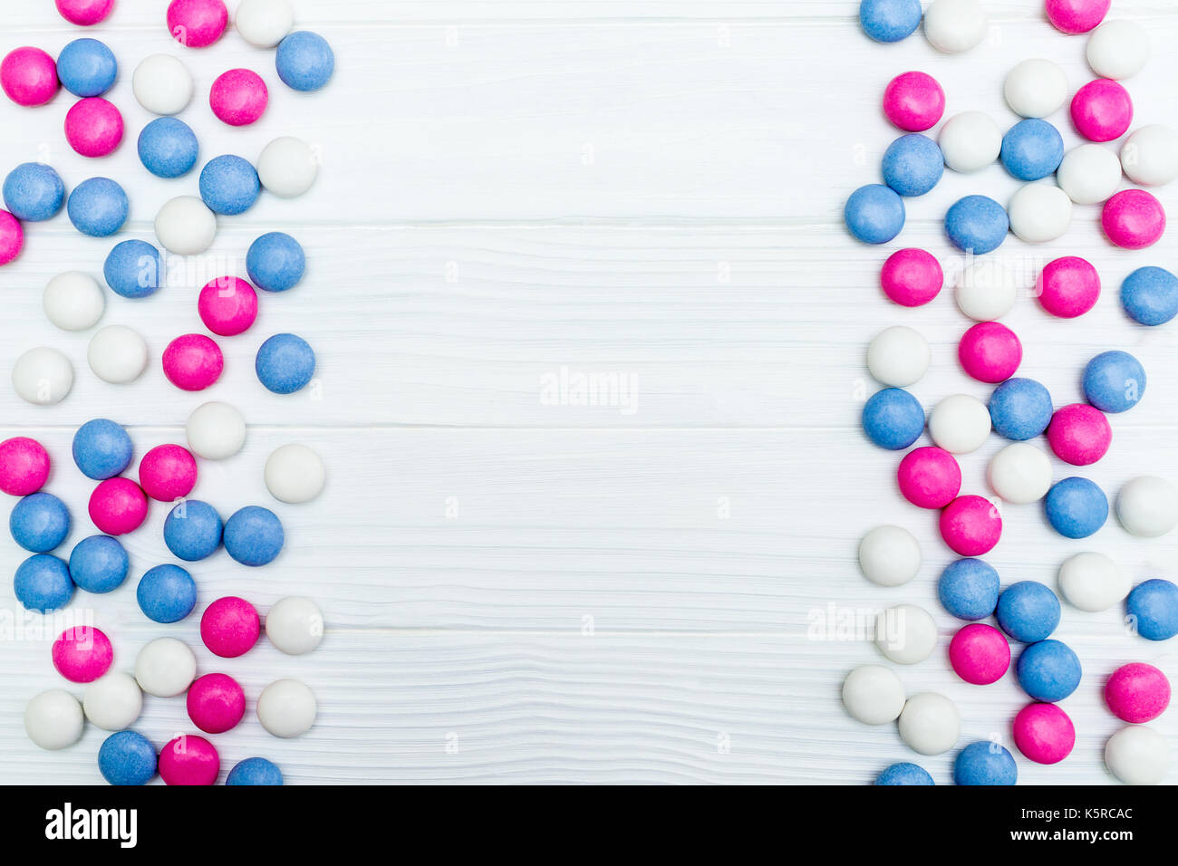 Frame from colorful mint candies Stock Photo - Alamy