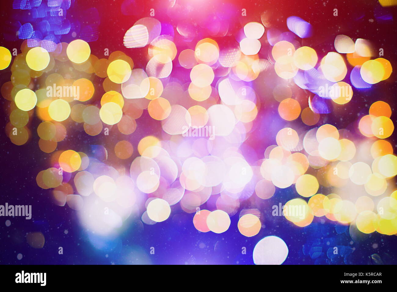 Bright light spots abstract bokeh blurred texture background Stock ...