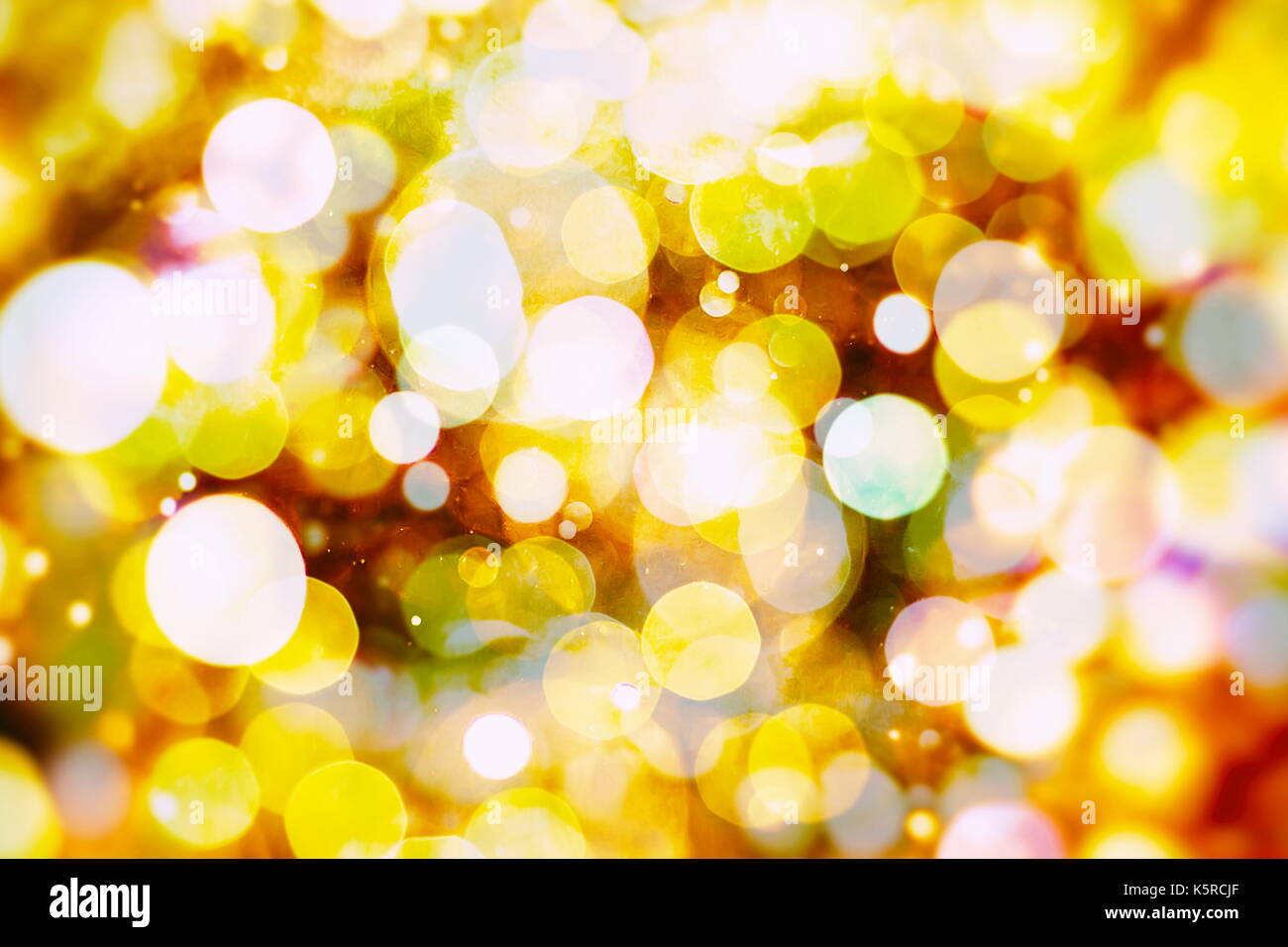 Bright light spots abstract bokeh blurred texture background Stock ...