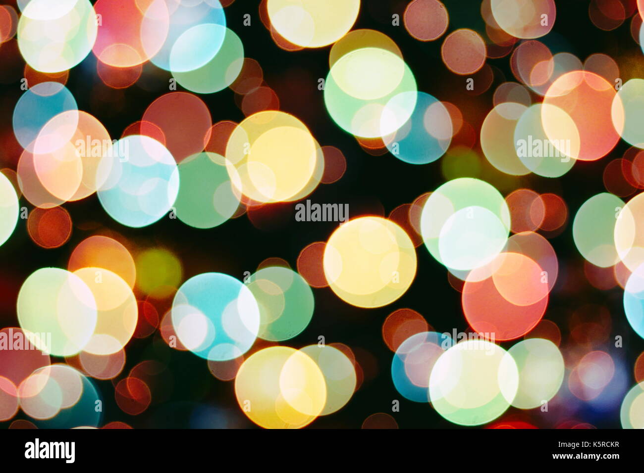 Bright light spots abstract bokeh blurred texture background Stock ...