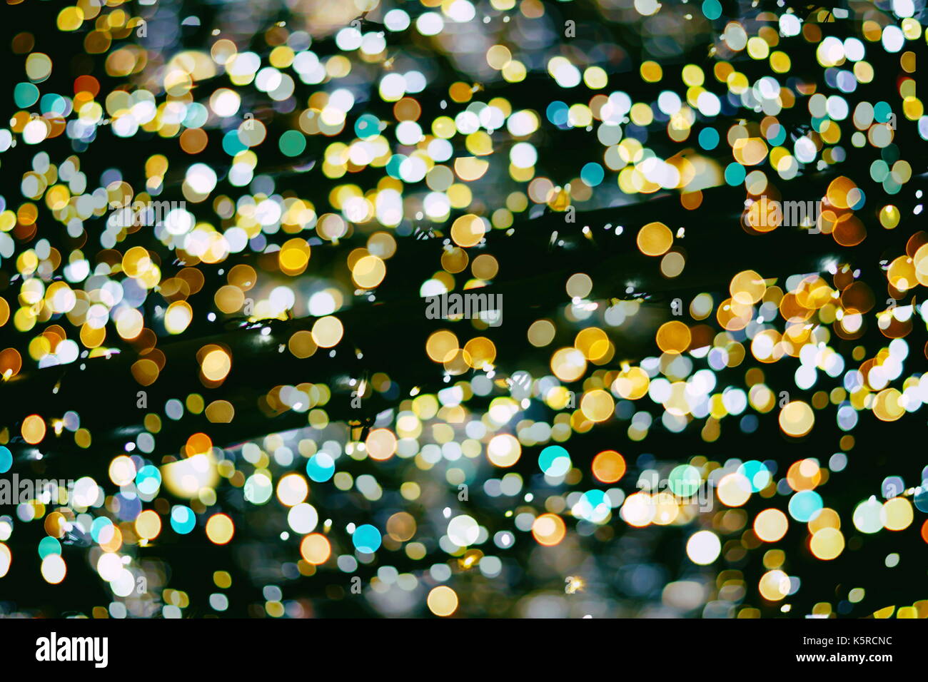 Bright light spots abstract bokeh blurred texture background Stock ...