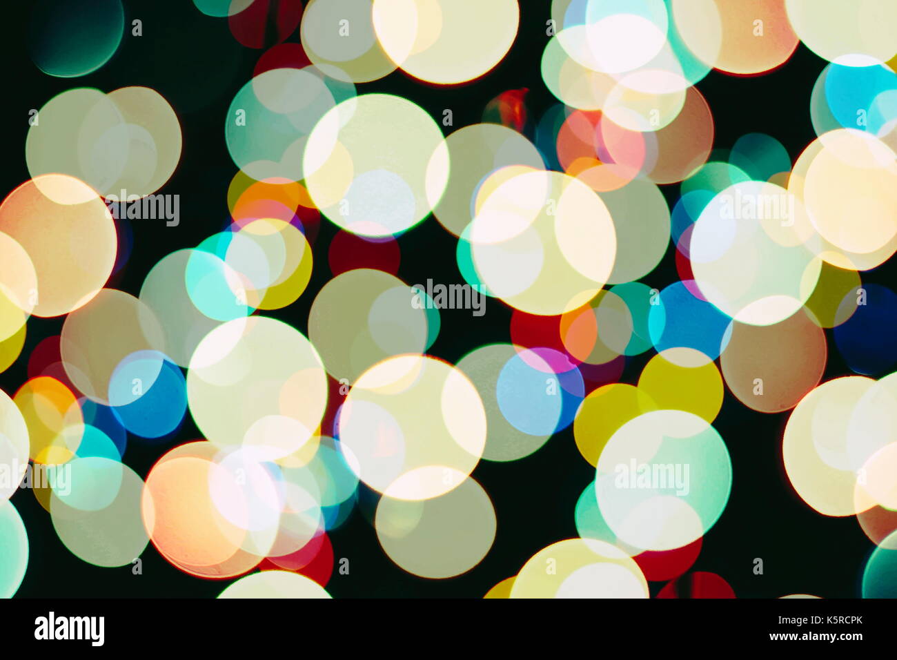 Bright light spots abstract bokeh blurred texture background Stock ...