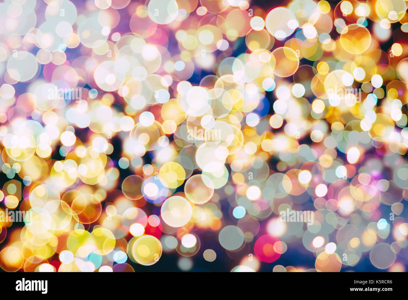 Bright light spots abstract bokeh blurred texture background Stock ...