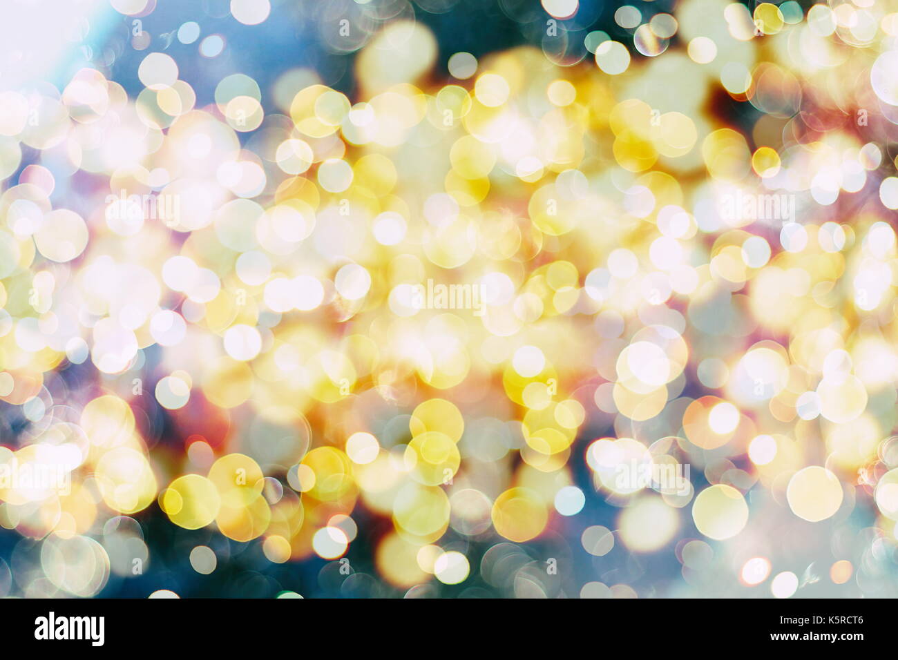 Bright light spots abstract bokeh blurred texture background Stock ...