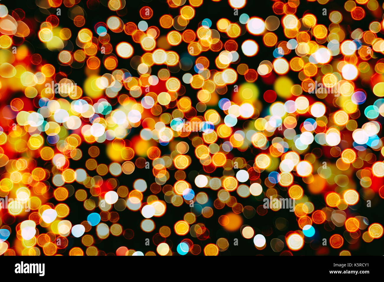 Bright light spots abstract bokeh blurred texture background Stock ...