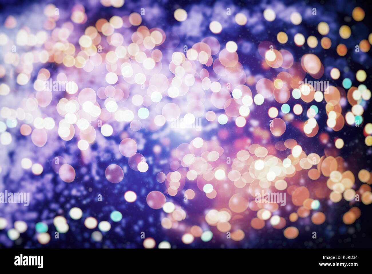 Bright light spots abstract bokeh blurred texture background Stock ...