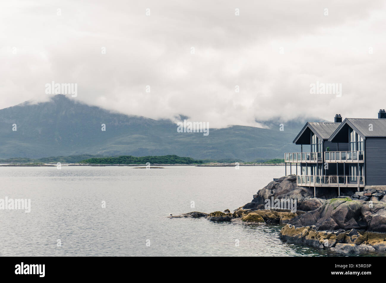 Lonely house on the island Stock Photo - Alamy