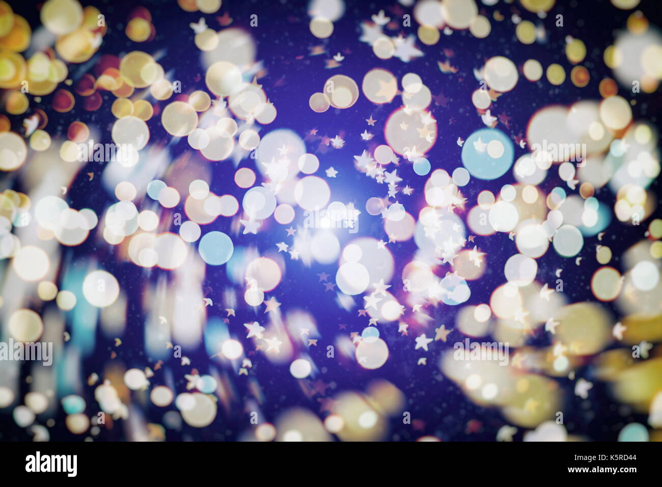 Bright light spots abstract bokeh blurred texture background Stock ...