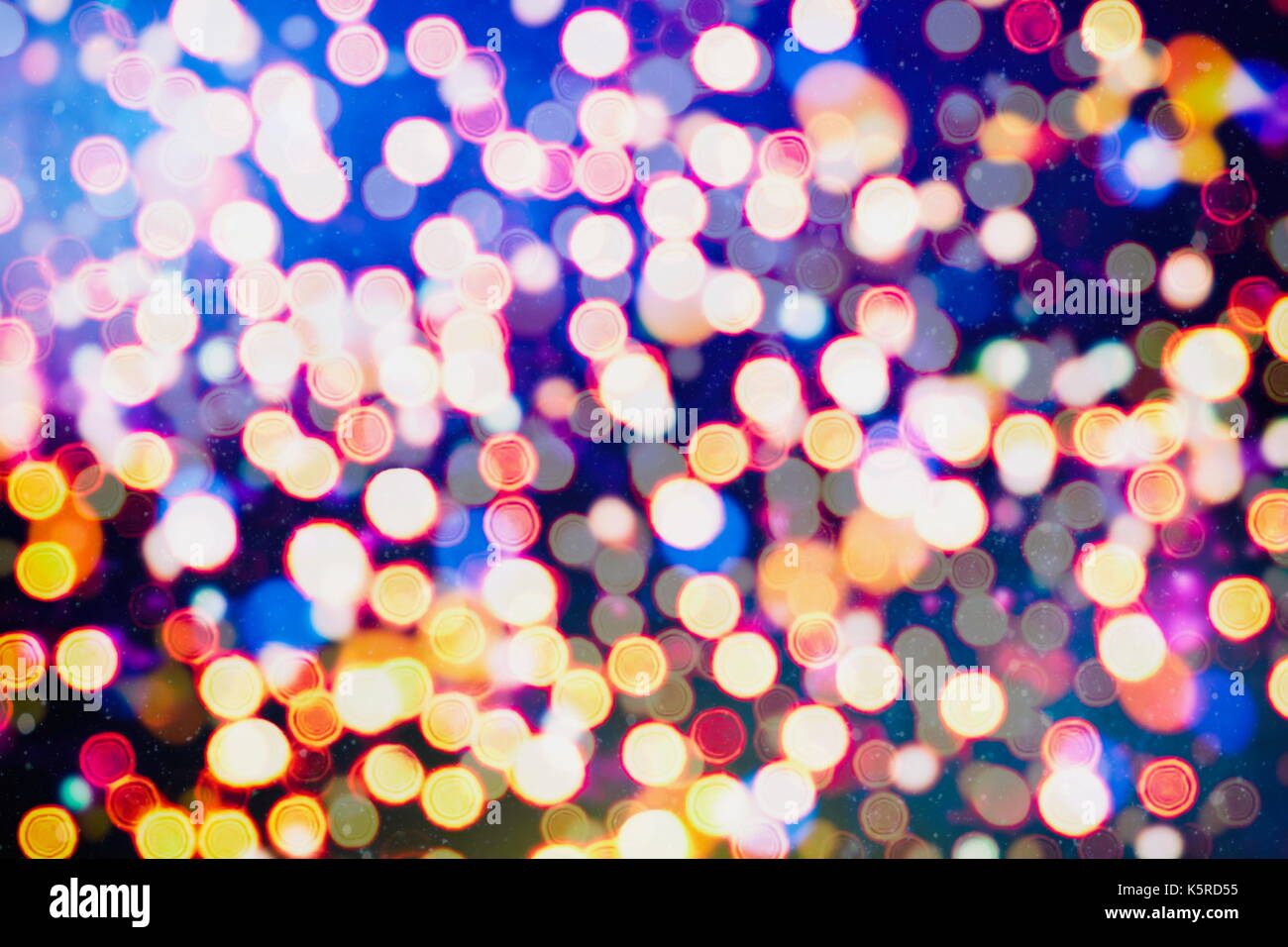 Bright light spots abstract bokeh blurred texture background Stock ...