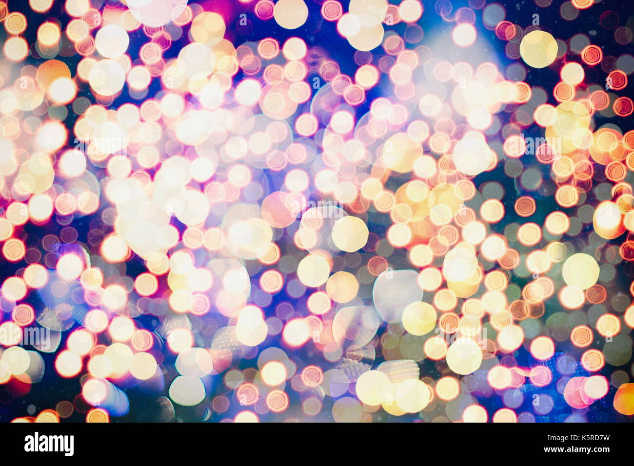 Bright light spots abstract bokeh blurred texture background Stock ...