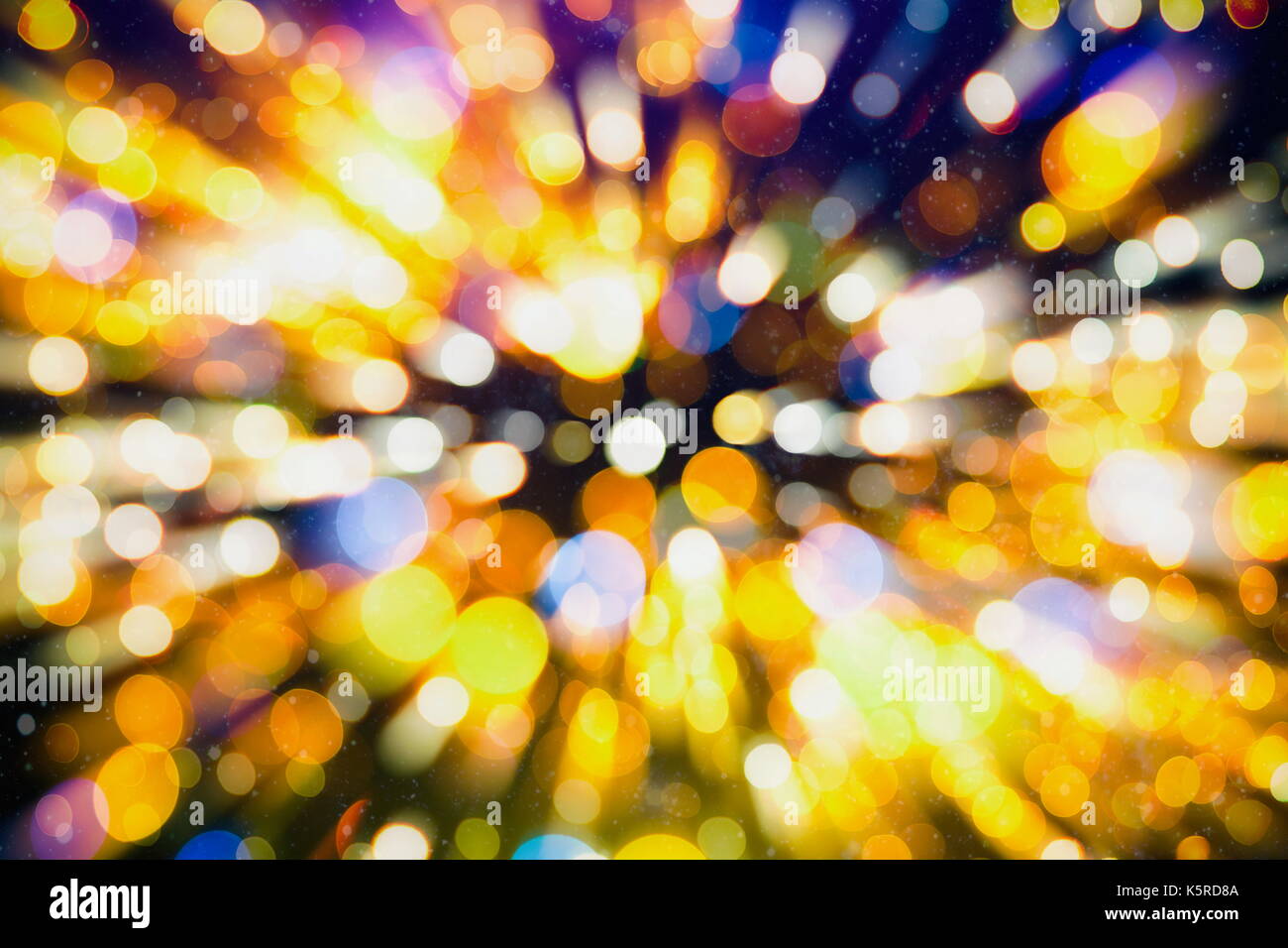 Bright light spots abstract bokeh blurred texture background Stock ...