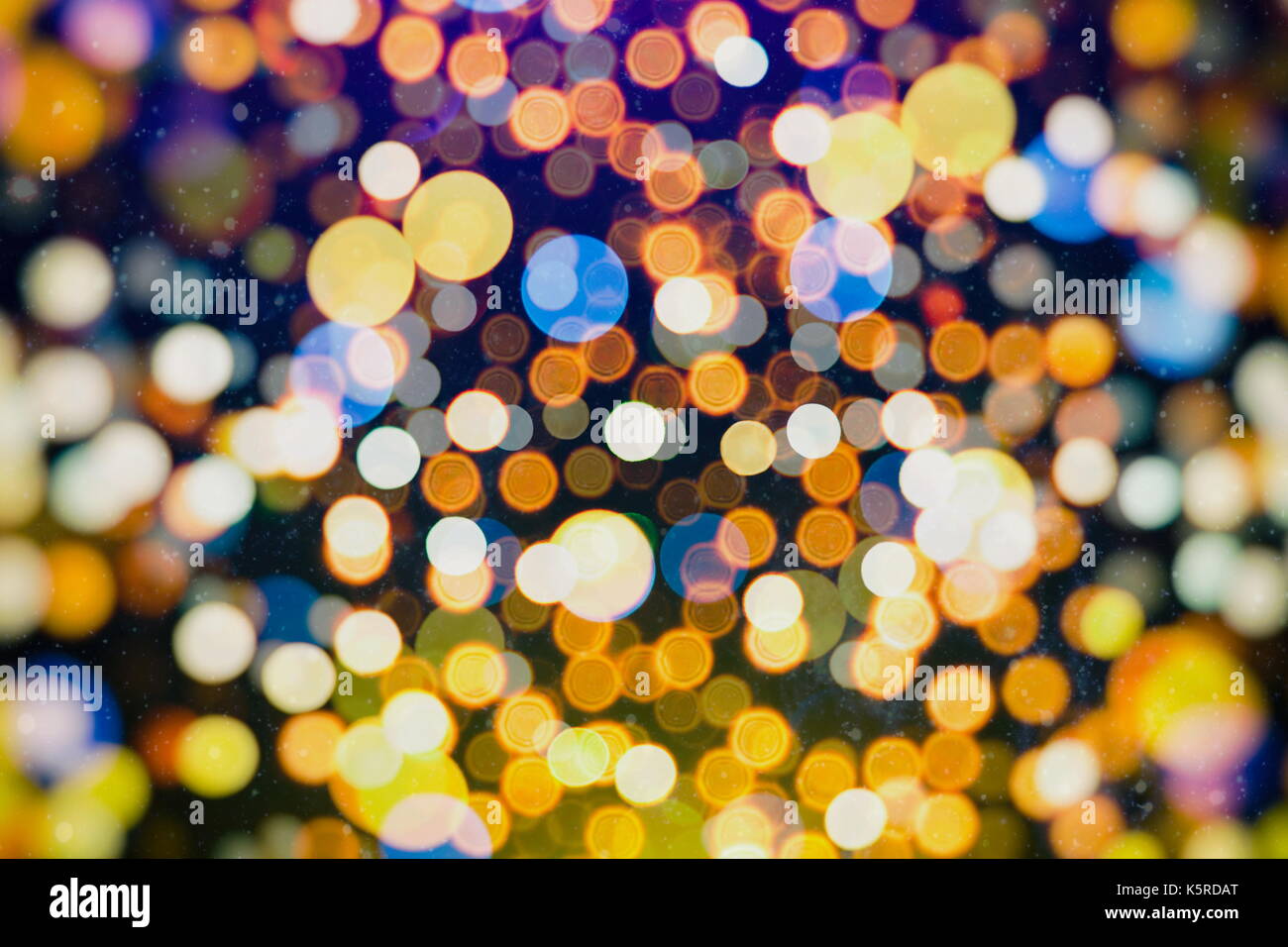 Bright light spots abstract bokeh blurred texture background Stock ...