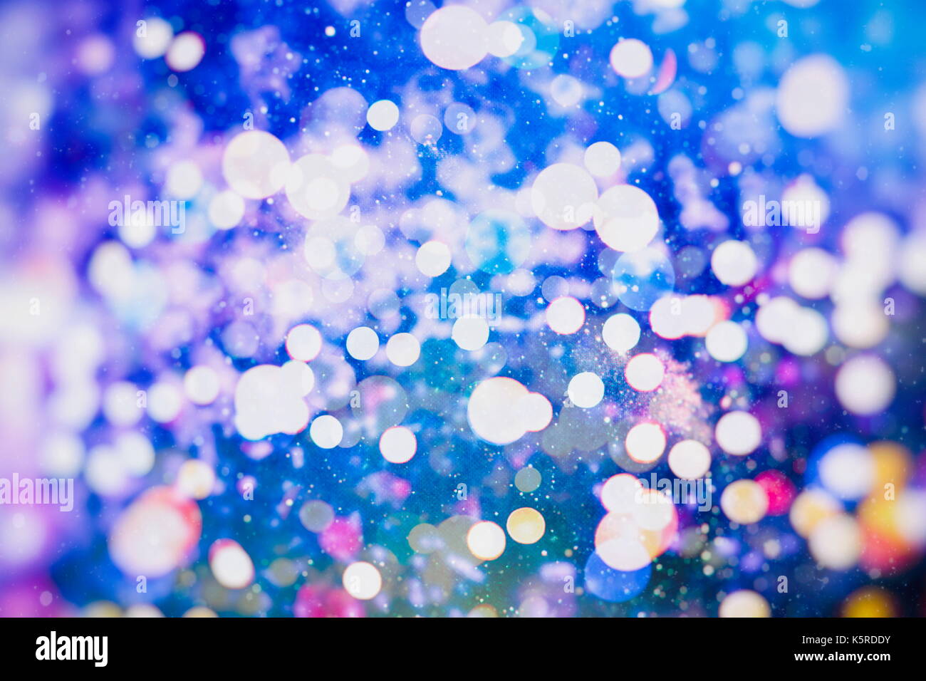 Bright light spots abstract bokeh blurred texture background Stock ...