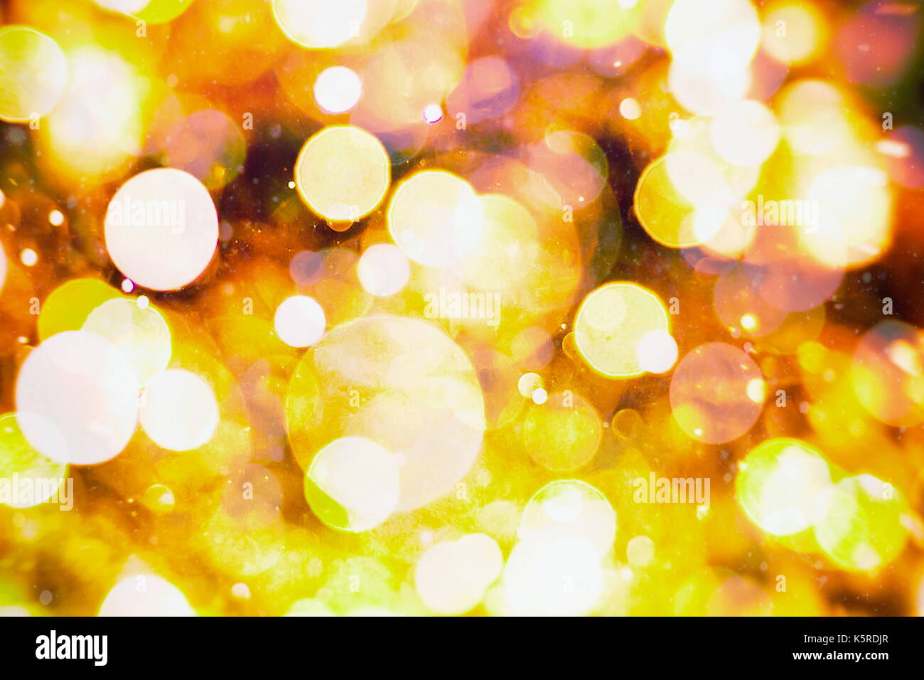 Bright light spots abstract bokeh blurred texture background Stock ...