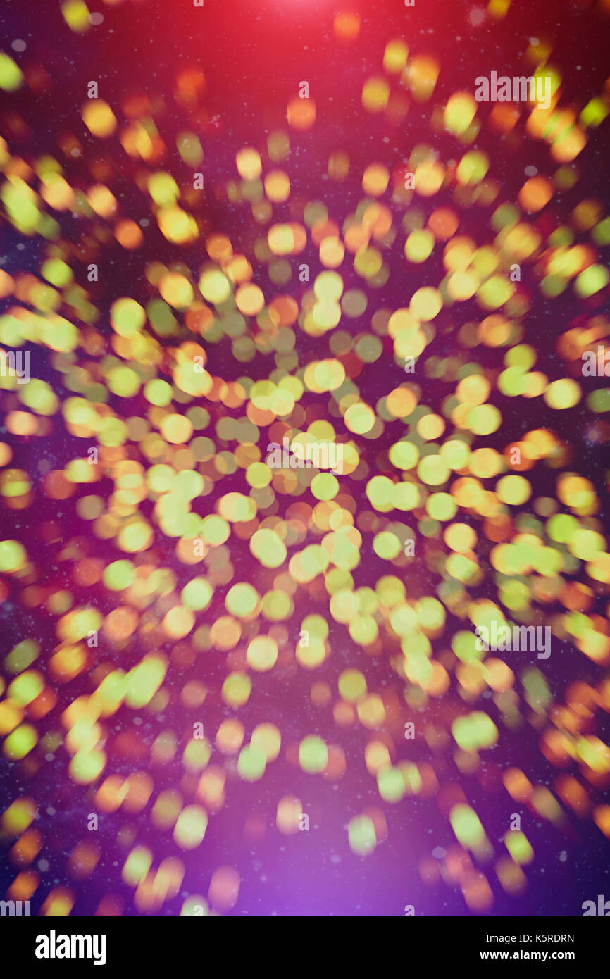 Bright light spots abstract bokeh blurred texture background Stock ...