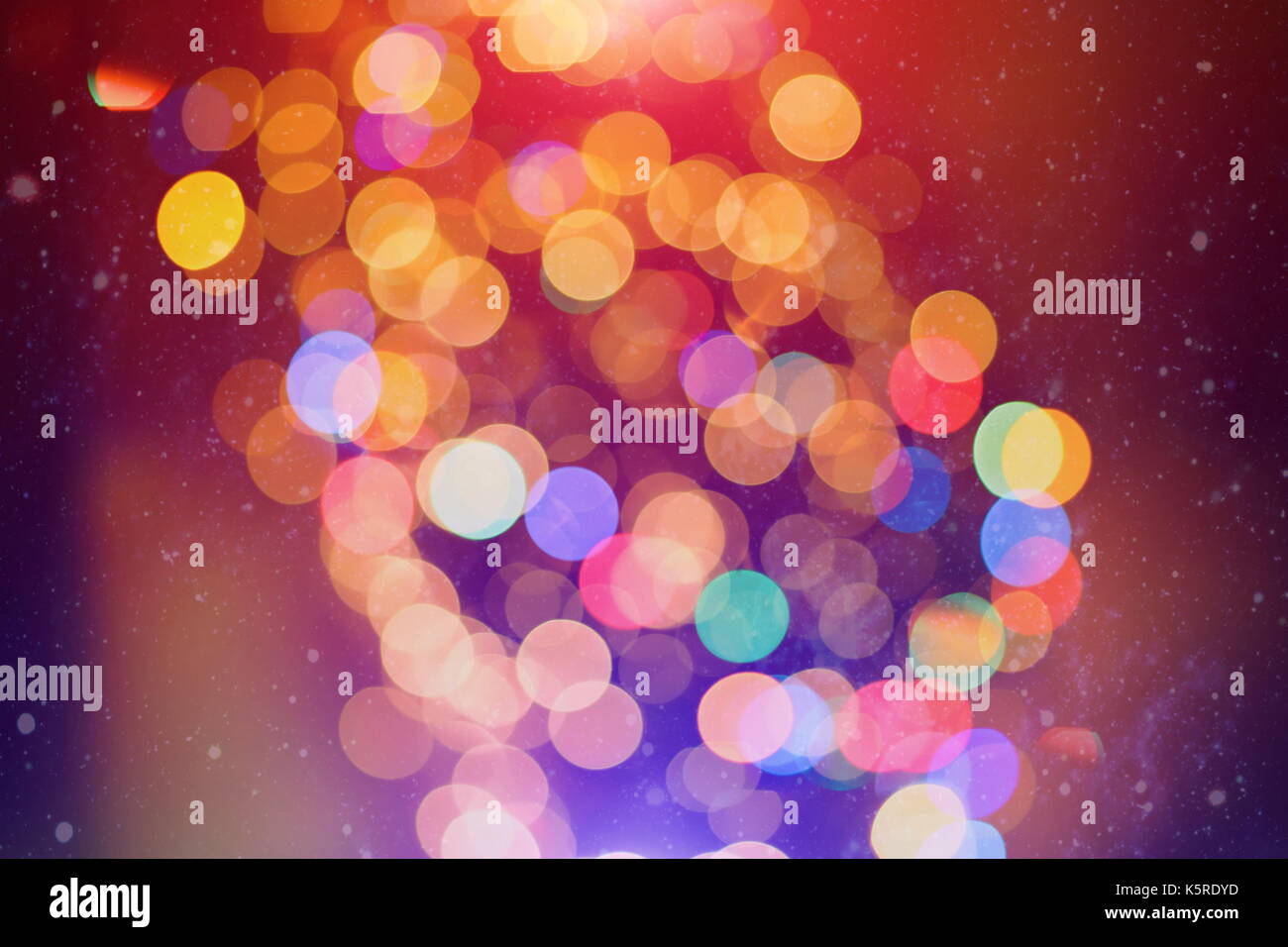 Bright light spots abstract bokeh blurred texture background Stock ...