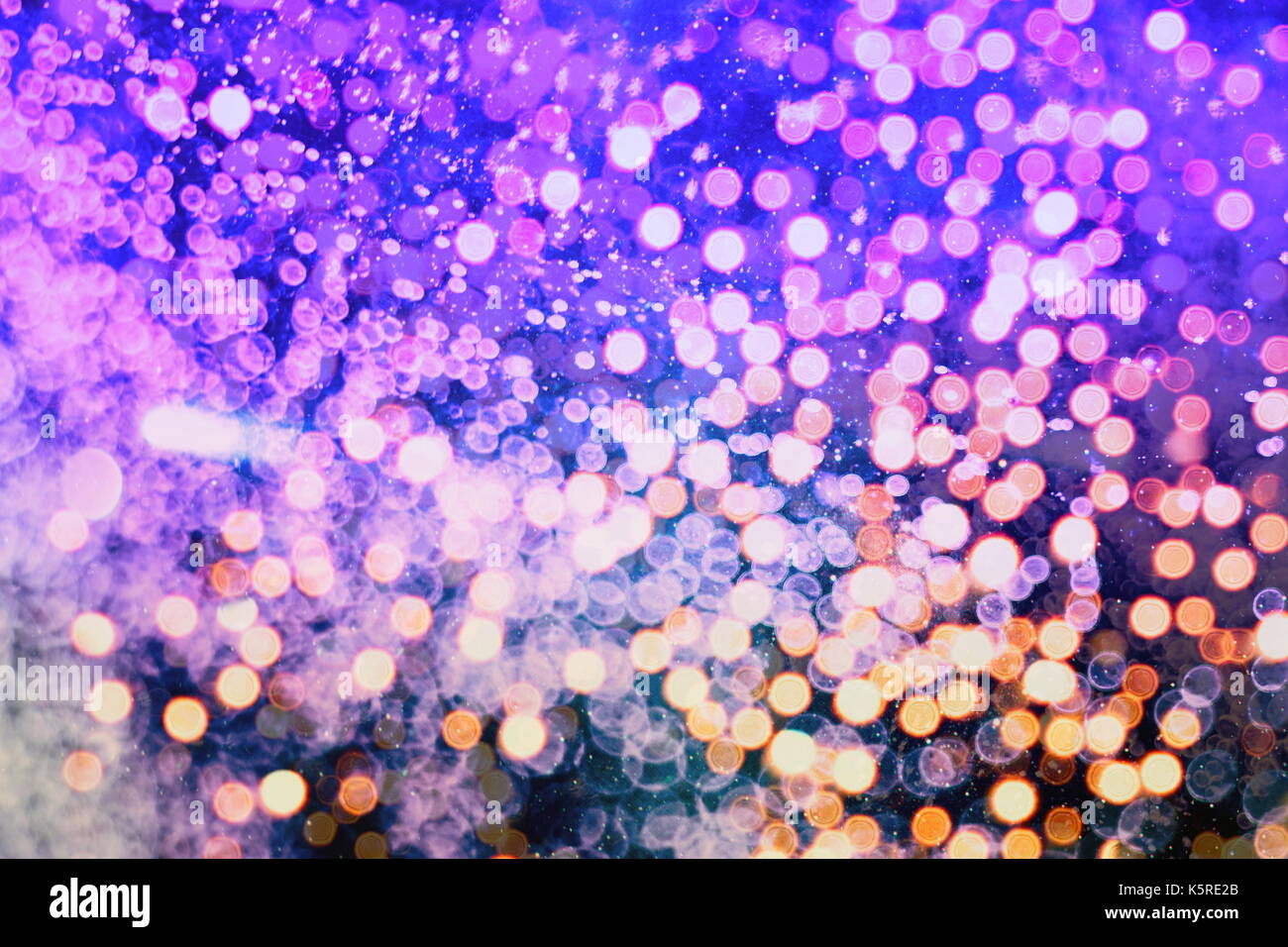 Bright light spots abstract bokeh blurred texture background Stock ...