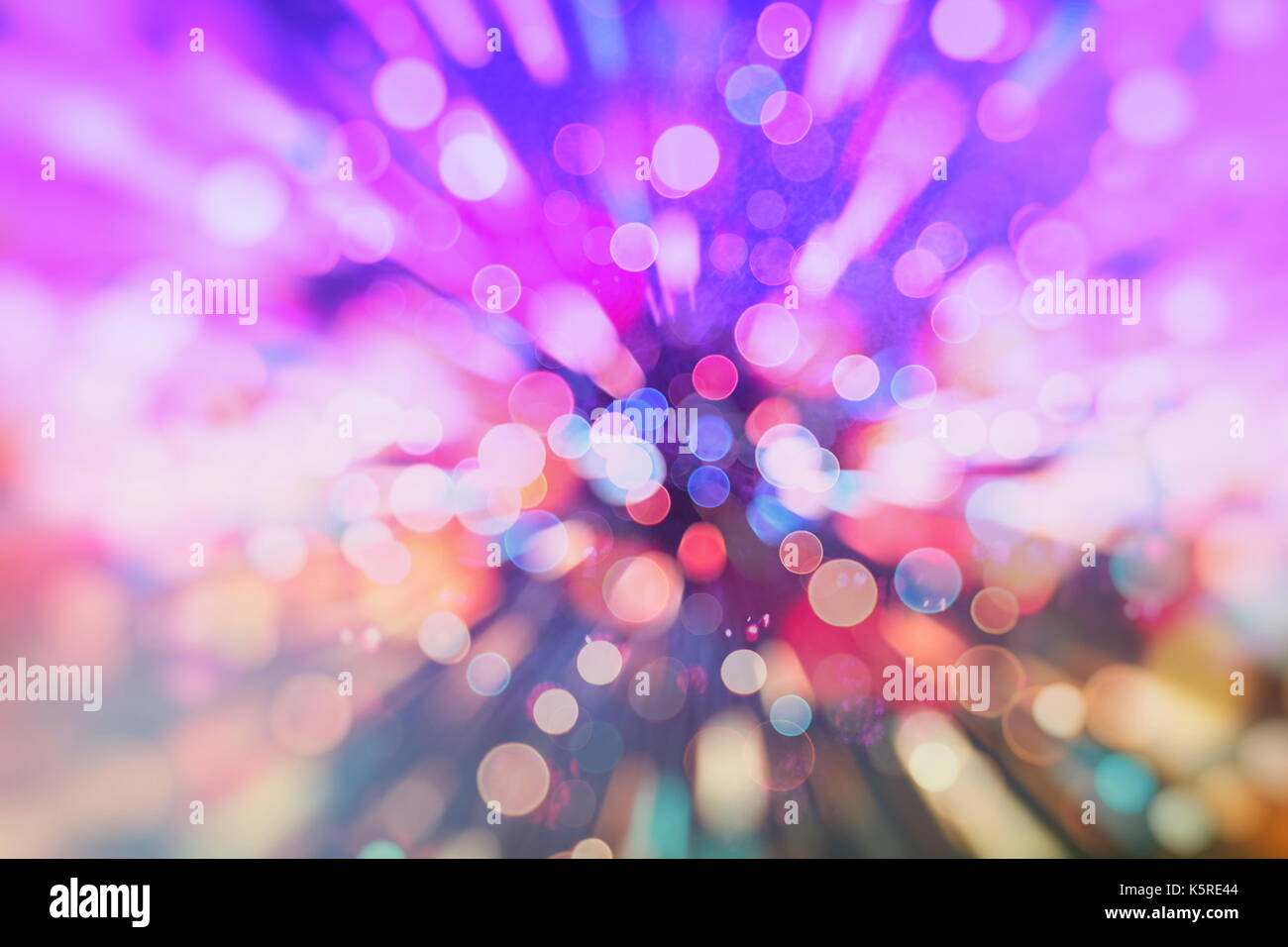 Bright light spots abstract bokeh blurred texture background Stock ...