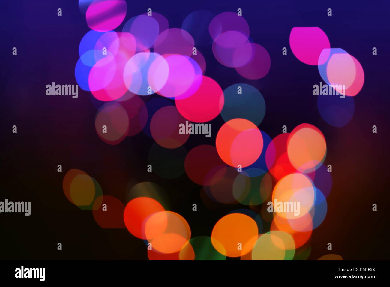 Bright light spots abstract bokeh blurred texture background Stock ...