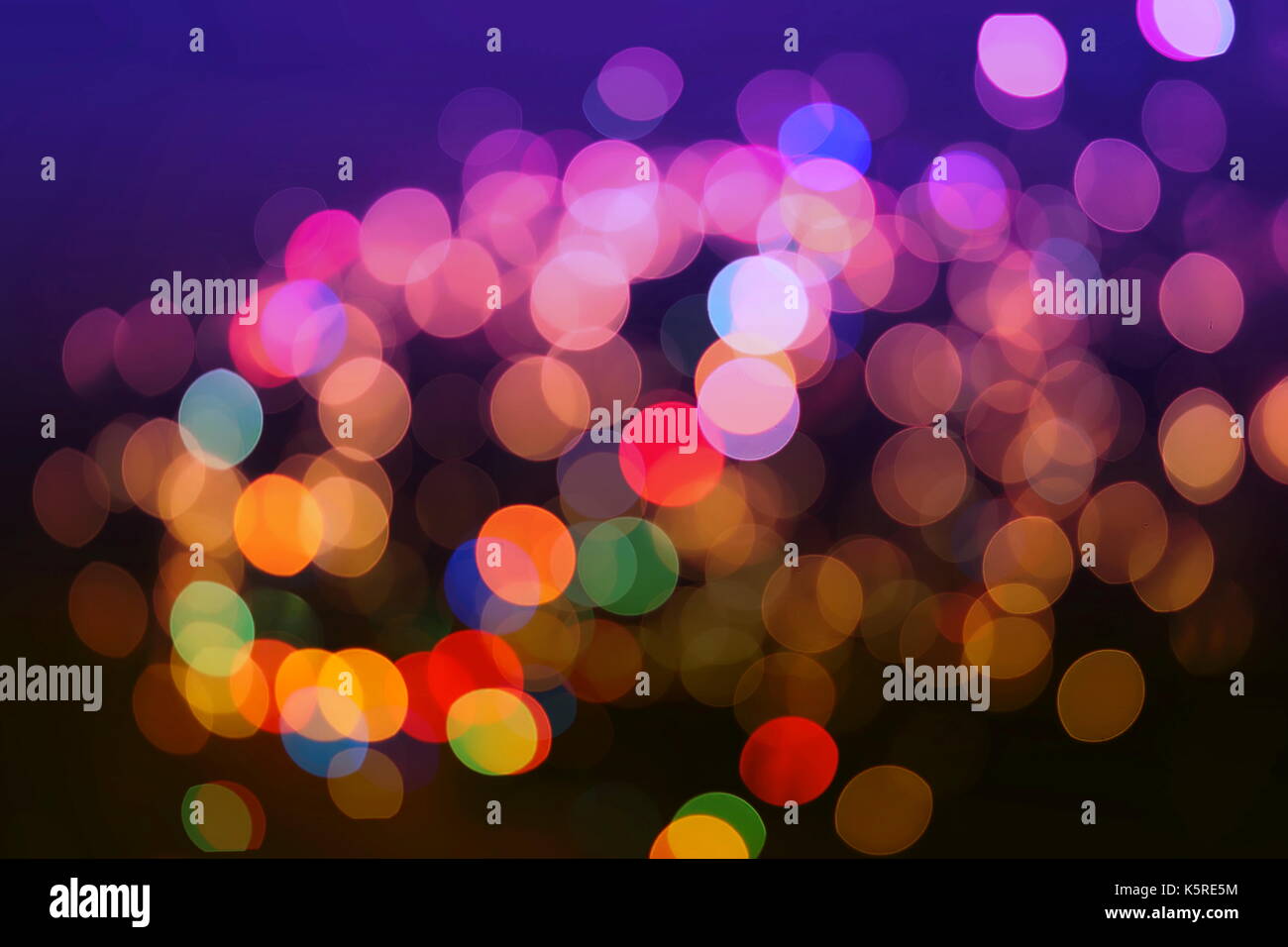 Bright light spots abstract bokeh blurred texture background Stock ...