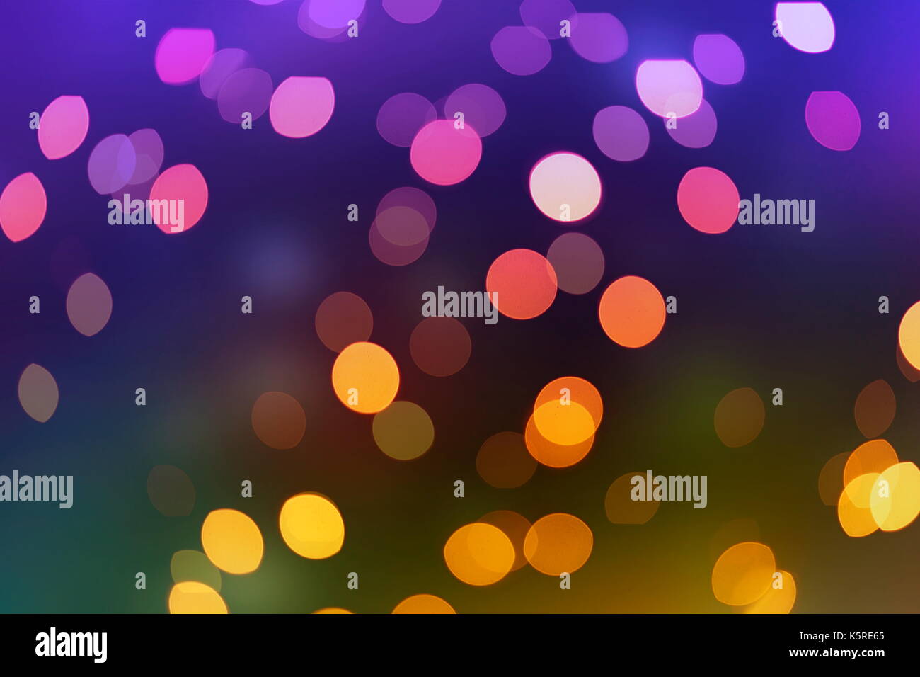Bright light spots abstract bokeh blurred texture background Stock ...