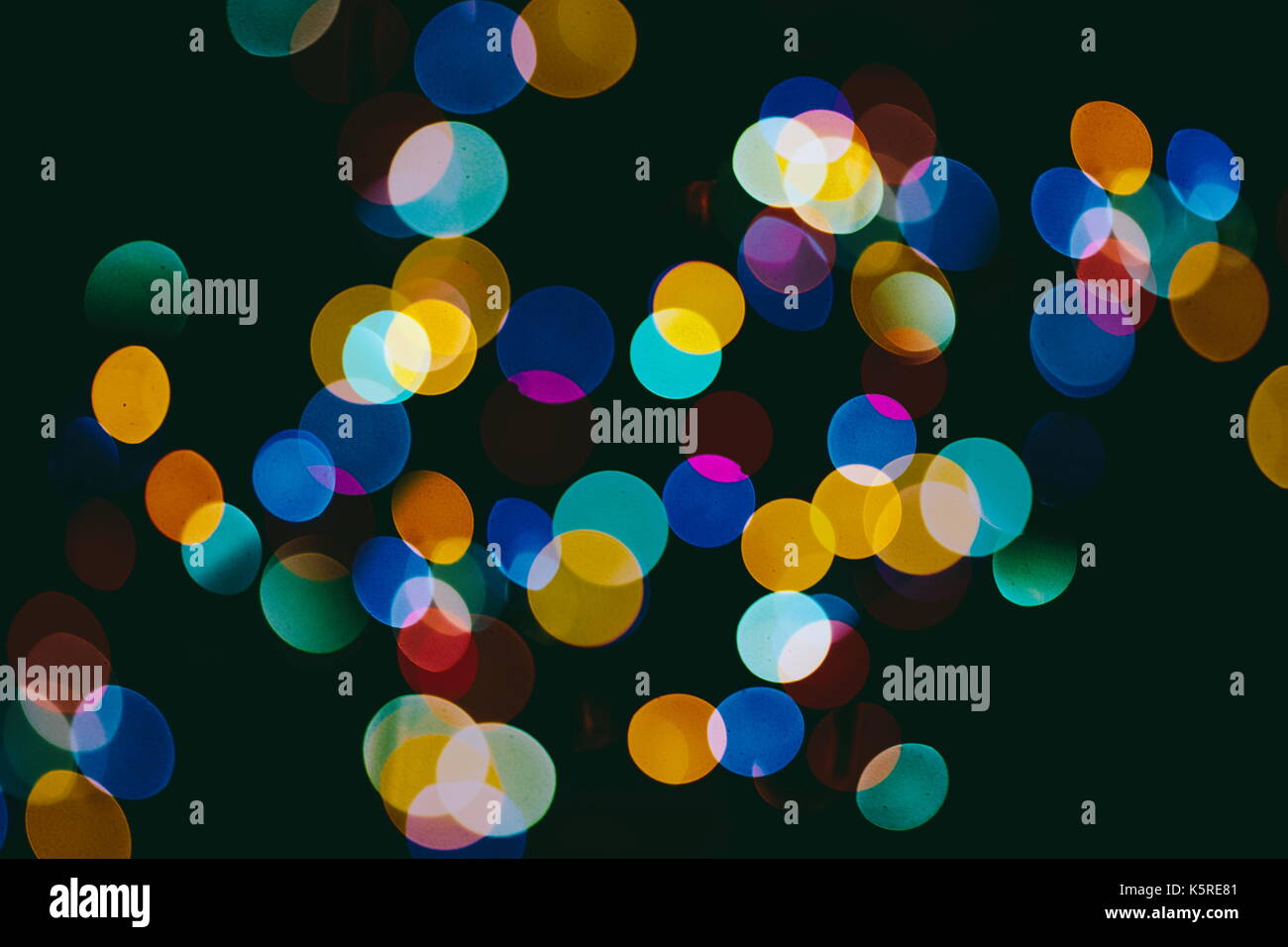 Bright light spots abstract bokeh blurred texture background Stock ...