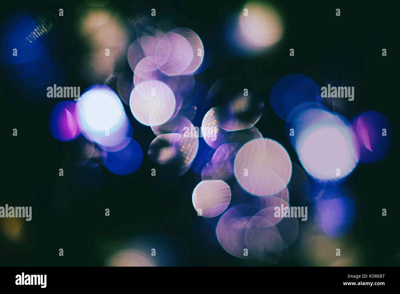 Bright light spots abstract bokeh blurred texture background Stock ...
