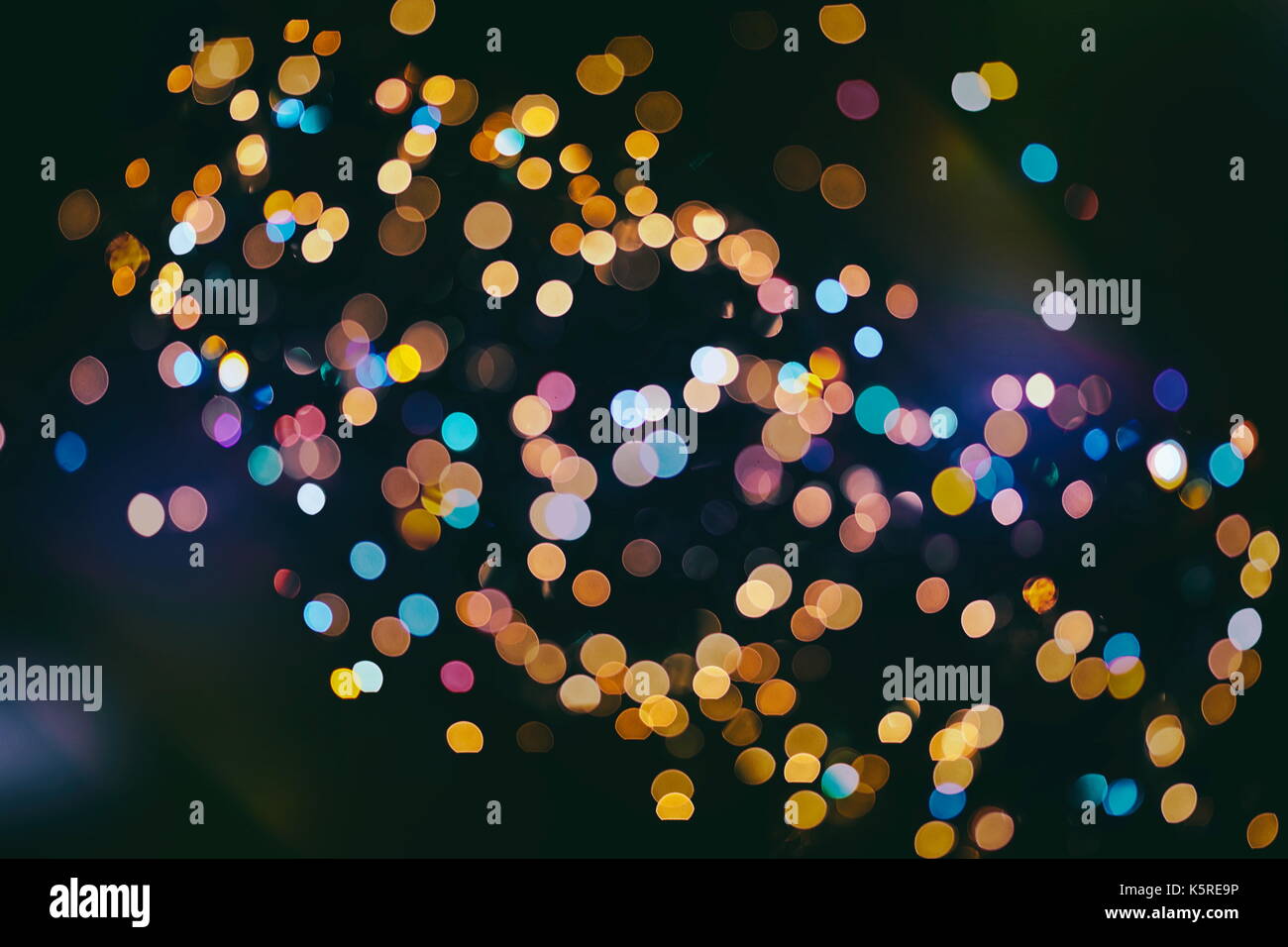 Bright light spots abstract bokeh blurred texture background Stock ...