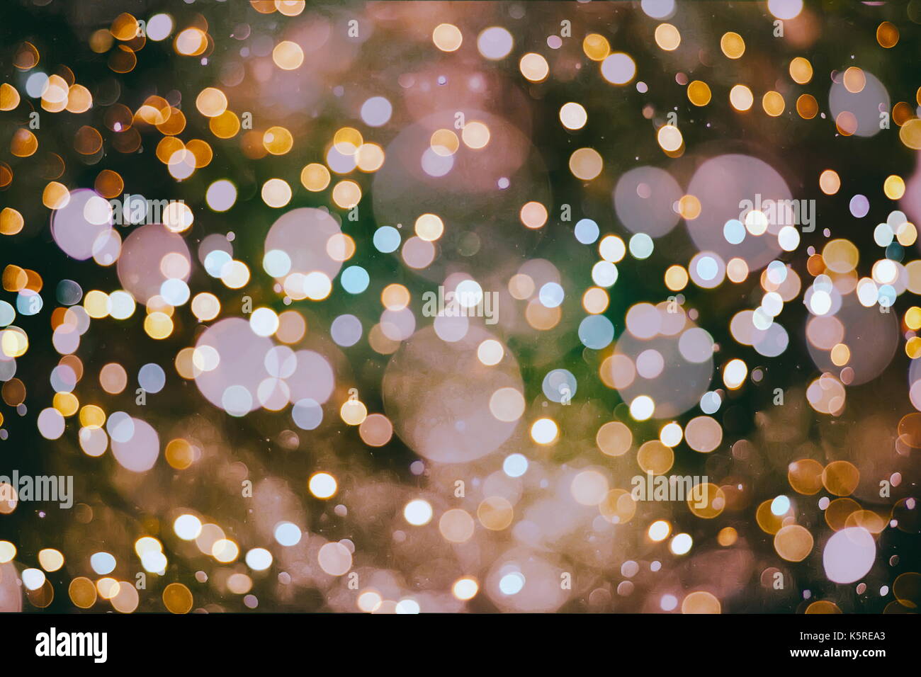 Bright light spots abstract bokeh blurred texture background Stock ...