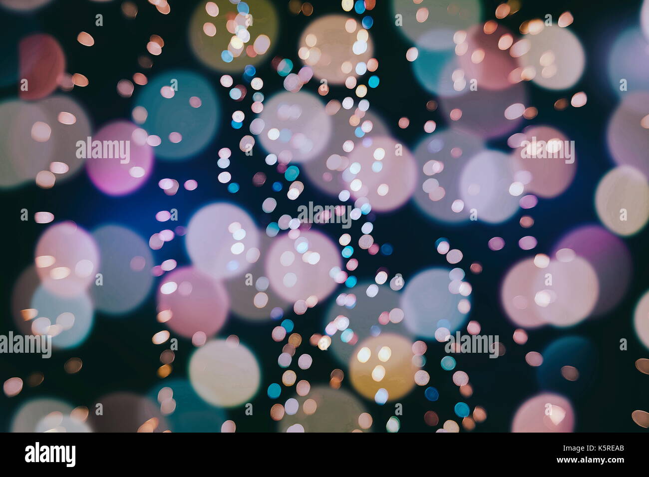Bright light spots abstract bokeh blurred texture background Stock ...
