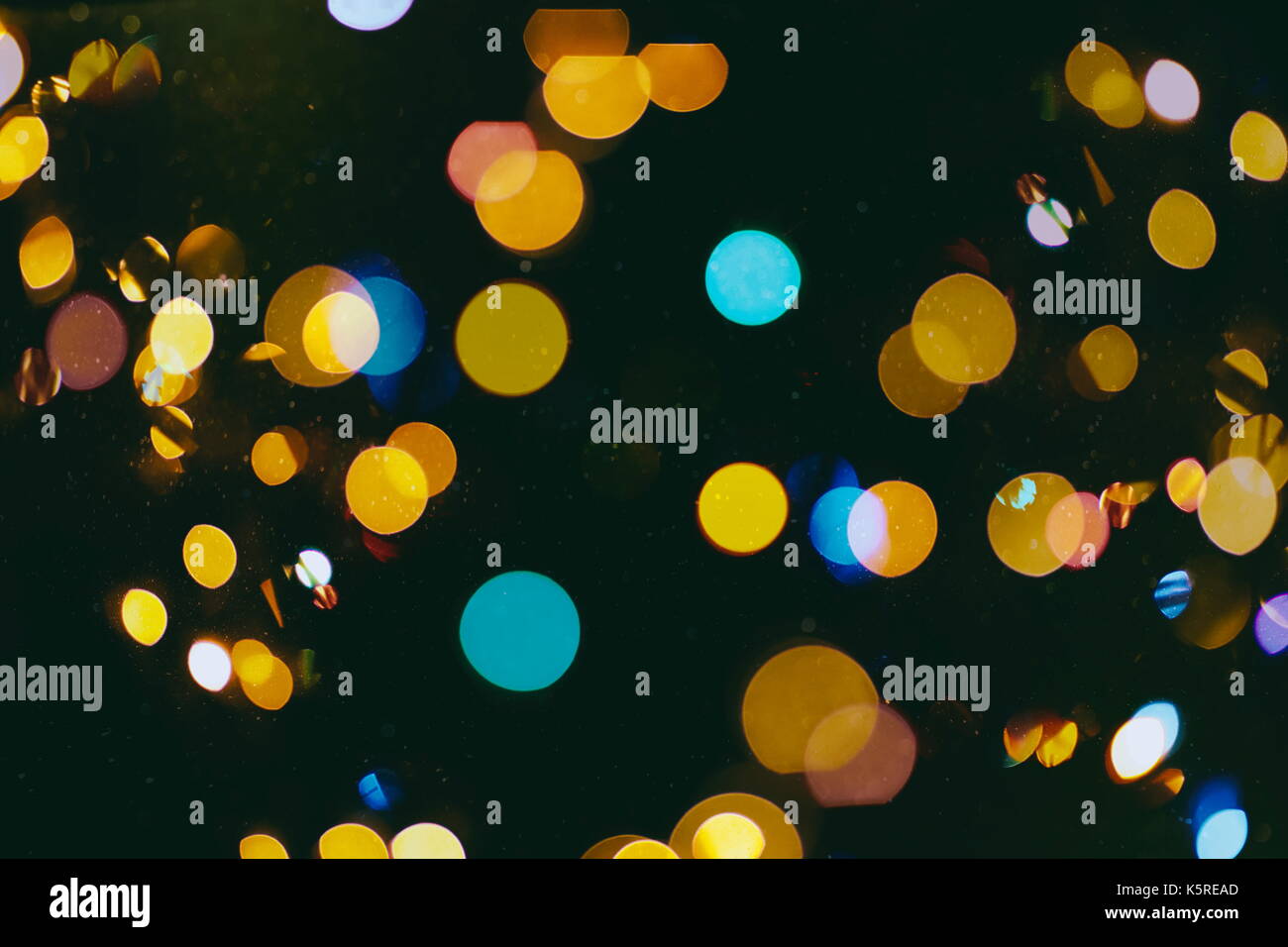 Bright light spots abstract bokeh blurred texture background Stock ...