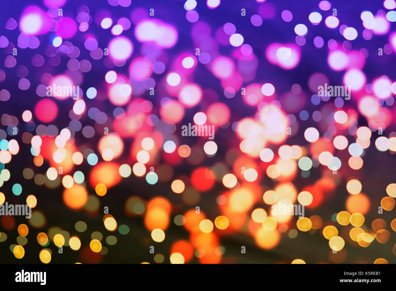 Bright light spots abstract bokeh blurred texture background Stock ...