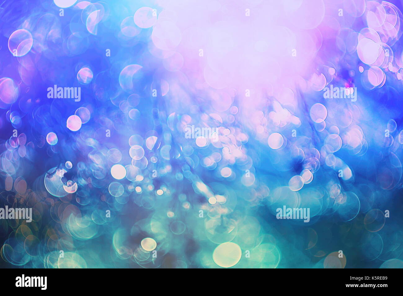 Bright light spots abstract bokeh blurred texture background Stock ...